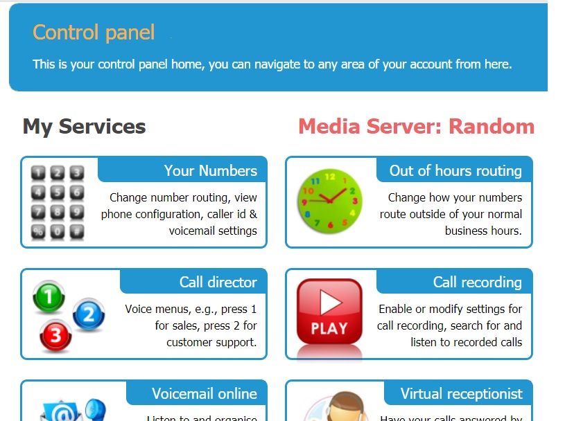Manage your business phone system with the MyGoldfish control panel